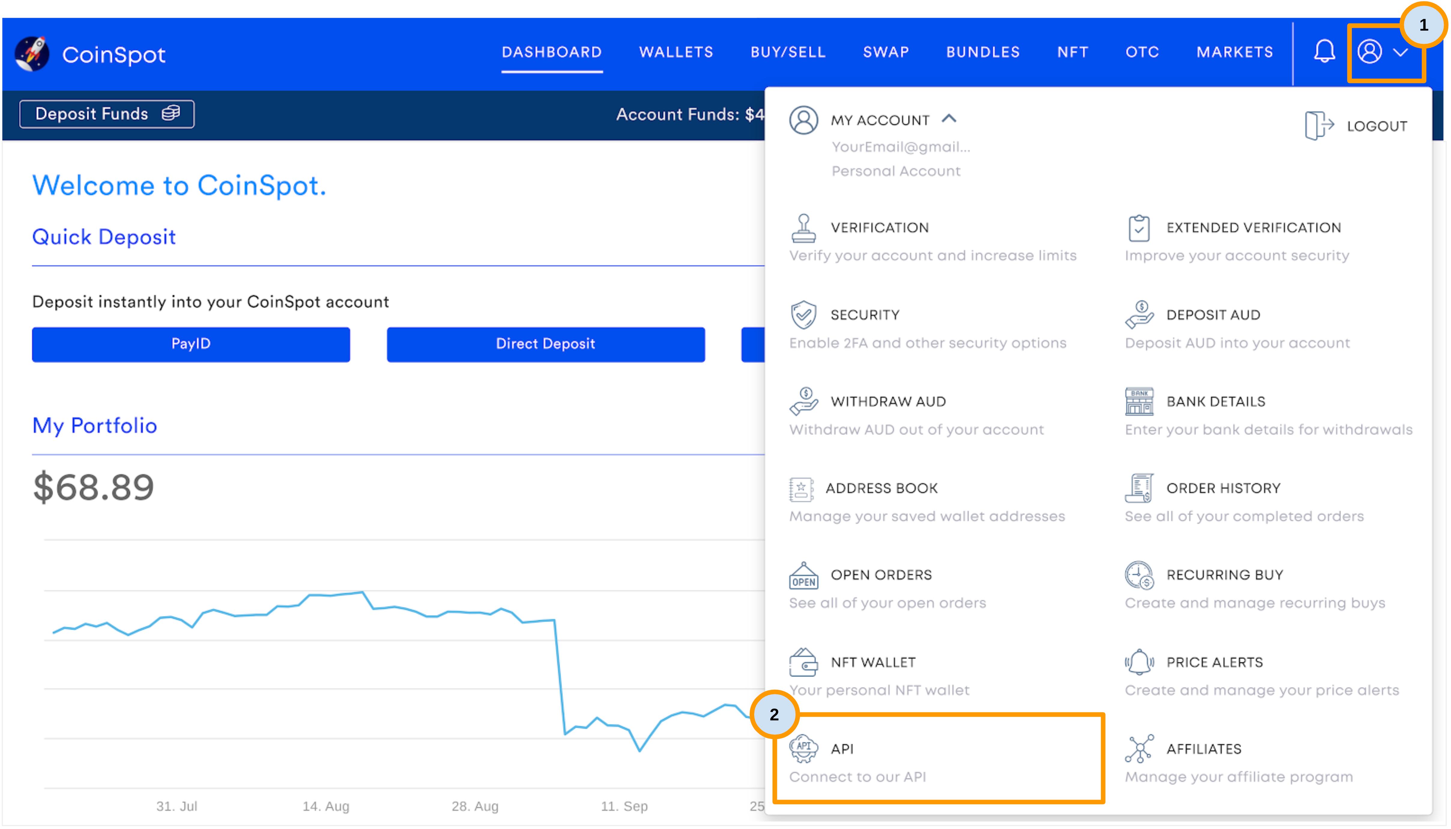 How to set up API Key – CoinSpot
