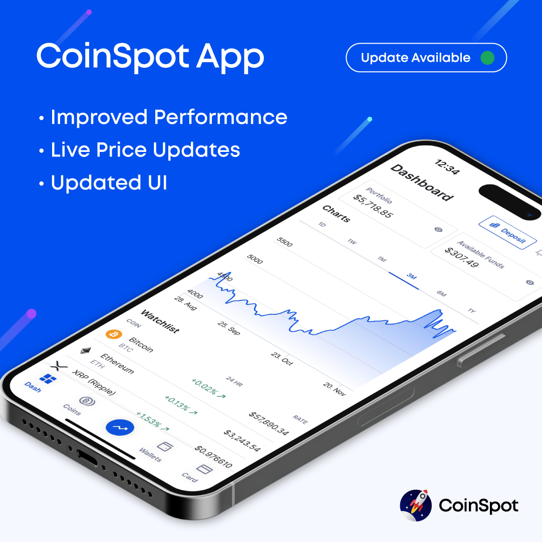 NEW CoinSpot Mobile App Update – CoinSpot